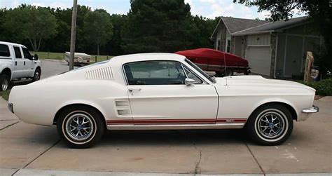 Wimbledon White 1967 Ford Mustang Gt Gt Fastback