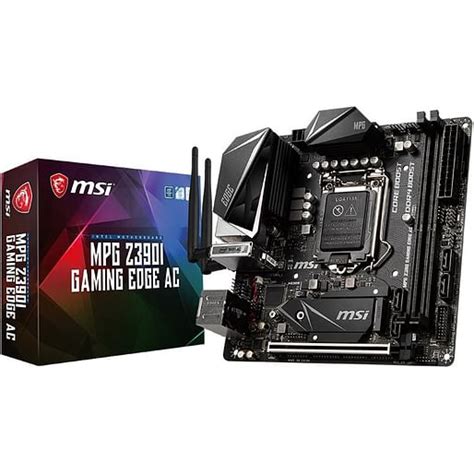 Msi Z390i Gaming Edge Ac Lga 1151 Mini Itx Motherboard