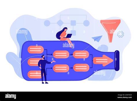 Bottleneck Analysis Concept Vector Illustration Stock Vector Image Art Alamy