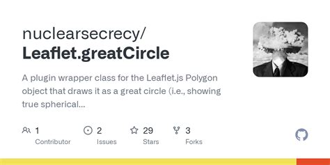 Github Nuclearsecrecy Leaflet Greatcircle A Plugin Wrapper Class For The Leaflet Js Polygon