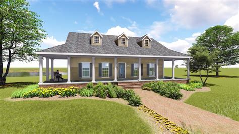 One Story House With Wrap Around Porch