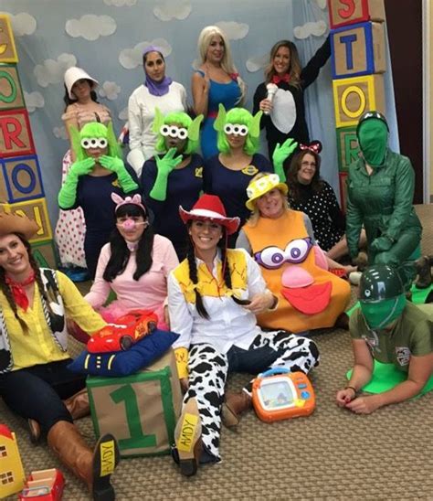 Toy Story Group Halloween Costumes Teacher Halloween Costumes Group
