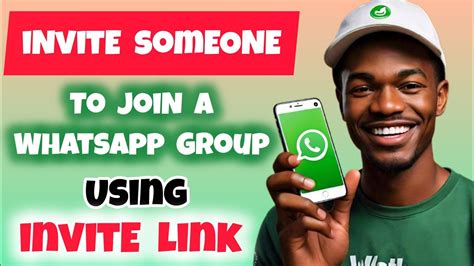 How To Invite Someone To A Whatsapp Group Using Invite Link Whatsapp Group Invite Link Youtube