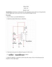 Module Lab Docx Muctarr Bah ELEC Module Lab Introduction In This Lab We Will Work