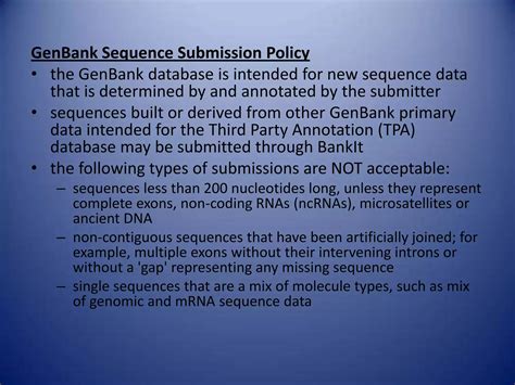How To Submit A Sequence In Ncbi Pptx