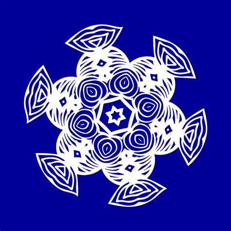 Simple White Snowflake Cutout Svg Masterbundles