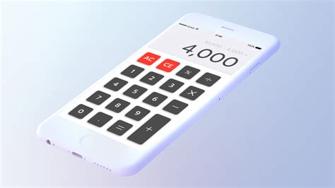 Calculator Ui Design Dailyui004 On Behance