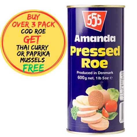 Amanda Pressed Cod Roe 600gr Deli Fayre