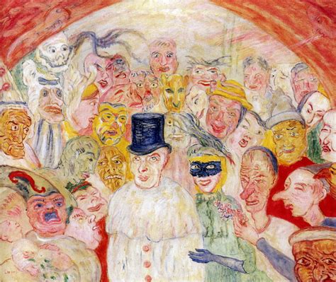 James Ensor Self Portrait With Masks At Fernando Crawford Blog