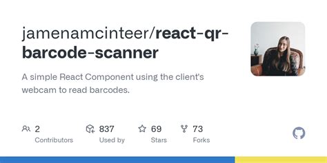 Github Jamenamcinteerreact Qr Barcode Scanner A Simple React Component Using The Clients