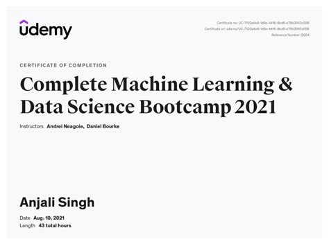 Udemy Machinelearning Datascience Numpy Tensorflow Anjali Singh 15 Comments