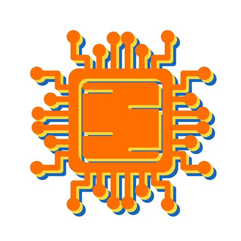Cpu Vector Icon 28306676 Vector Art At Vecteezy