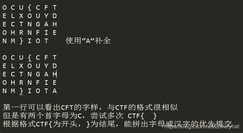 实验吧 密码学 古典密码ocu Cftelxouydectngahohrnfienm Iota用栅栏解密 Csdn博客
