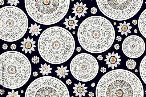 Beautiful Vintage Border Design For Shirt Design And For Print Traditional Ethnic Geometric