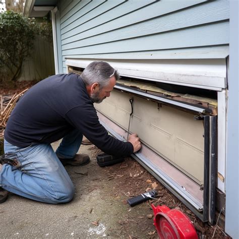 How To Repair An Old Garage Door At Carolann Ness Blog