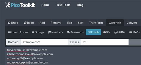 Random Email Generator