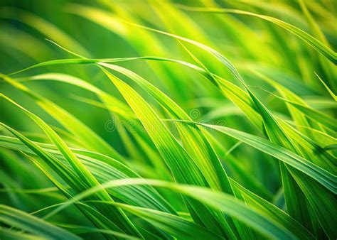 A Breathtaking Macro View Of Springs Lush Green Growth Intricate