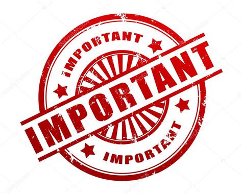 Important Rubber Stamp Illustration Stock Photo Mstanley 125229984