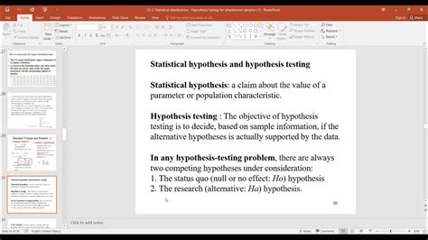 Lecture 8 Chapter 2 Hypothesis Testing 12 3 2024 Youtube