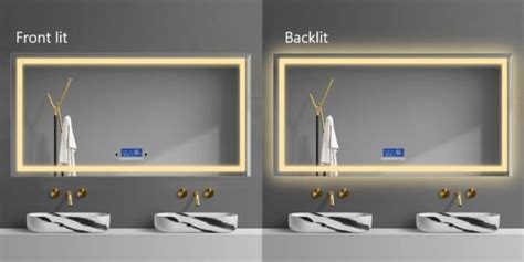 Backlit Vs Frontlit What S The Difference Between Backlit And Lighted Mirrors