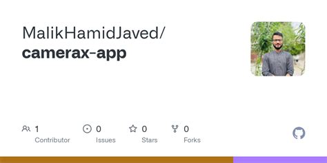 Github Malikhamidjavedcamerax App