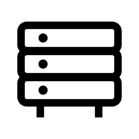 Server Database Computing Icon Vector Vector Art At Vecteezy