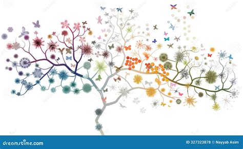 Evolutionary Tree Diagram Illustrating Various Ensemble Learning Methods Stock Illustration