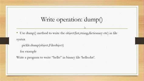 Reading And Writing Operation On Binary File Youtube