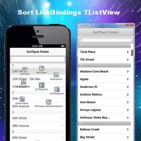 Delphi Xe5 Firemonkey Listview Livebindings Sort Tutorial Delphi 11 10 Xe8 Xe7 Xe Seattle