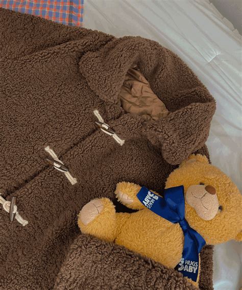 테디 뽀글이 퍼자켓 후리스 플리스 누빔안감 2color 44 55 66 77 에이블리