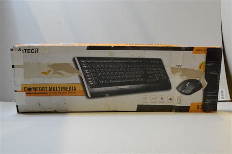 OUTLET A4 Tech 9300F Q Türkçe Multimedya 2 4Ghz USB Kablosuz Klavye Mouse Set Ofmark Ofis