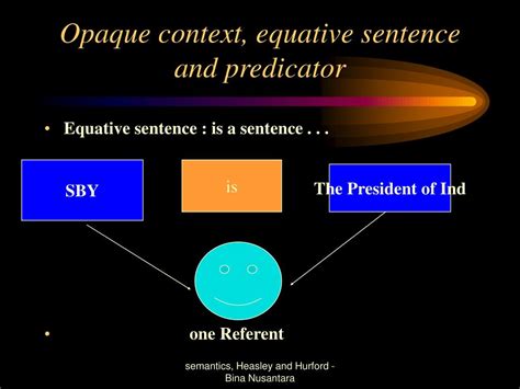 Ppt Opaque Context Equative Sentence And Predicator Powerpoint Presentation Id 3378303