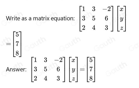 Solved Question 3 13 Marks Given The Following 3 By 3 System Of