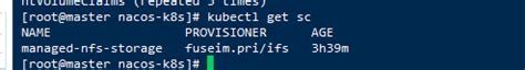 Kubectl Create F Deploy Nacos Nacos Pvc Nfs Yaml Issue Nacos Group Nacos K S Github
