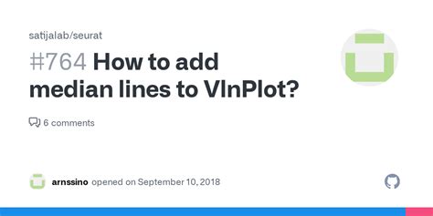 how to add median lines to vlnplot · issue 764 · satijalab seurat
