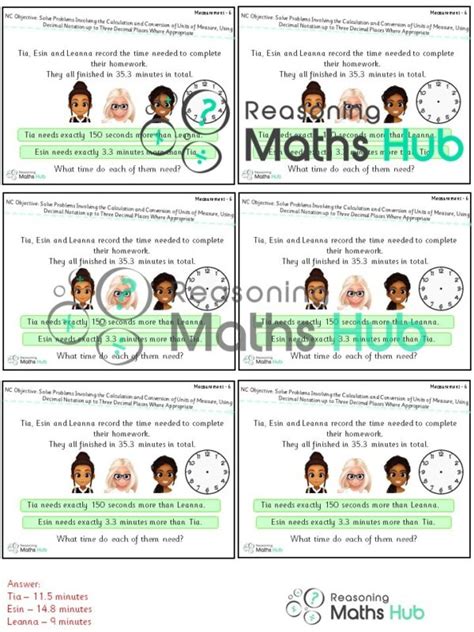 Solve Problems Involving The Calculation And Conversion Of Units Of Measure Master The Curriculum