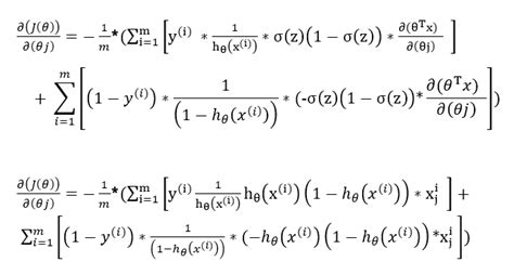 The Derivative Of Cost Function For Logistic Regression By Saket