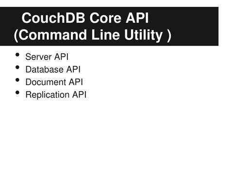 Ppt Couchdb Powerpoint Presentation Free Download Id5094118