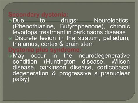 Extrapyramidal Disorders Pptx Brain And Nervous System Disorders Diseases And Conditions