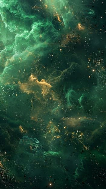 어두운 배경 에 황금빛 이 반이는 빛 Ai 생성 이미지