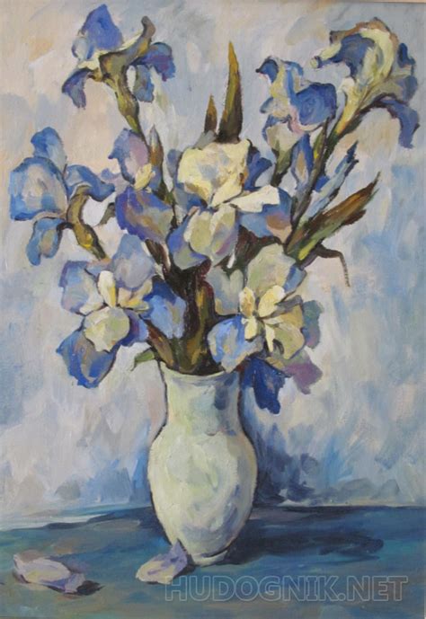 Картина Ирисы Размеры 50x70 Год 2012 Цена 25000 рублей Художник Скворцов Алексей Фёдорович