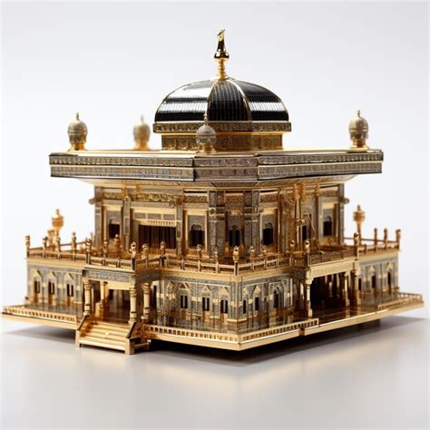 Premium Ai Image 3d Model Of Kaaba