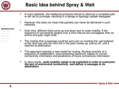 Ppt Spray And Wait An Efficient Routing Scheme For Intermittently