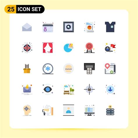 25 Universal Flat Colors Set For Web And Mobile Applications Fashion Clothes Date List Web