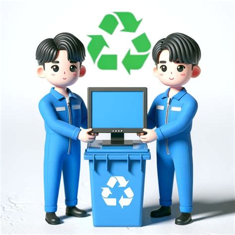 데스크톱모니터 재활용 방법버리는법 버리기 버리는법 꿀팁 쓰레기 백과사전 우아한정리 우정