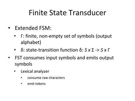 Ppt Lexical Analysis Regular Expressions And Finite State Machines
