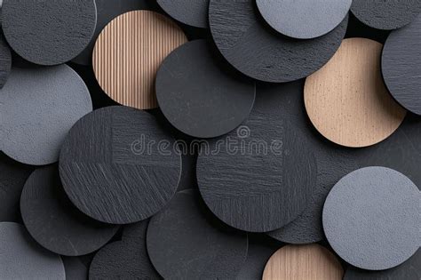 Grayscale Circular Patterns With Subtle 3d Effects Embodying A Modern