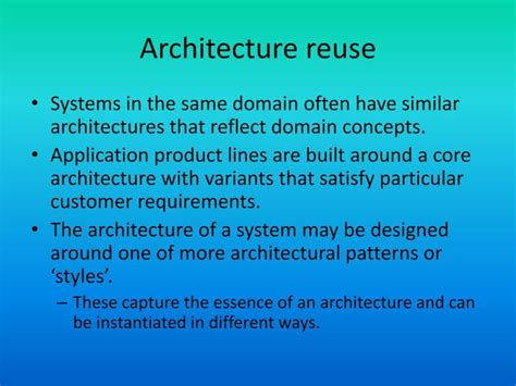 Software Engineering 17 Architectural Design Ppt