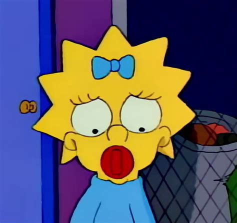 Angry Face Of The Simpsons Character