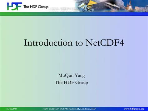 Ppt Introduction To Netcdf4 Powerpoint Presentation Free Download